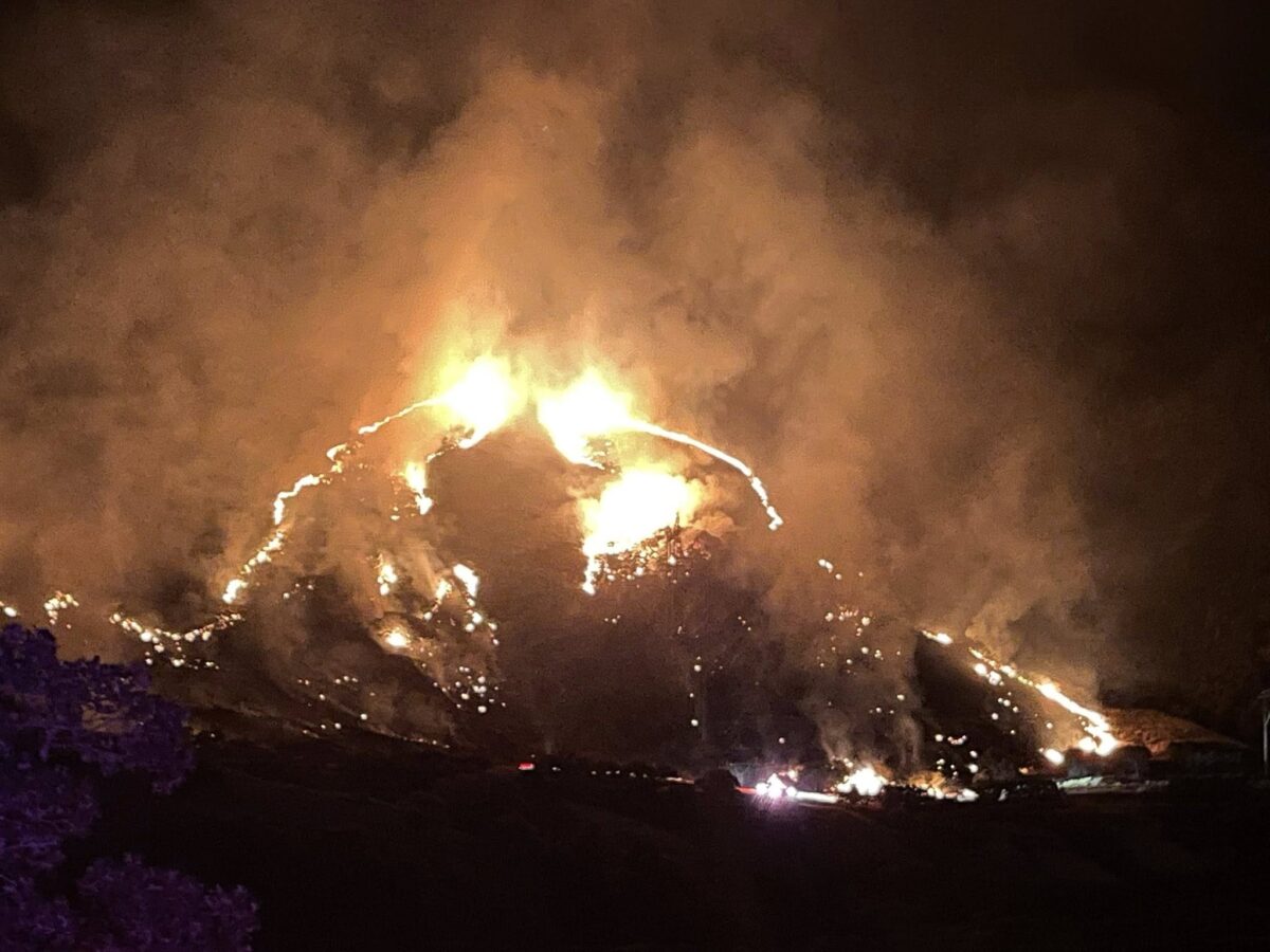 Crews stop progression of Mapleton wildfire; blaze believed to be human ...